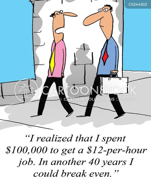 Breaking Even Cartoons and Comics - funny pictures from CartoonStock