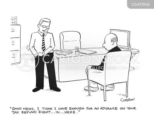 Tax Refund Cartoons and Comics - funny pictures from CartoonStock