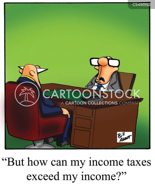 Income Tax Time Cartoons and Comics - funny pictures from CartoonStock