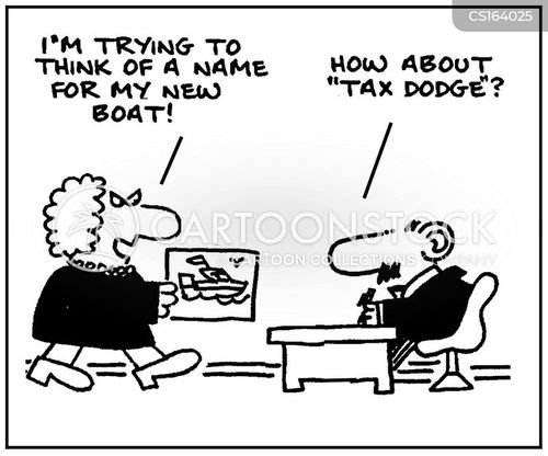 Tax Dodge Cartoons and Comics - funny pictures from CartoonStock