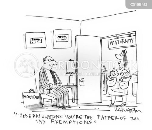 Tax Exemption Cartoons and Comics - funny pictures from CartoonStock