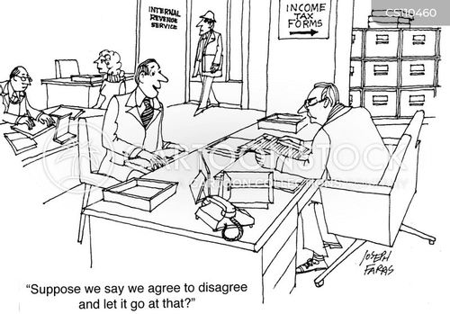 Agree To Disagree Cartoons and Comics - funny pictures from CartoonStock