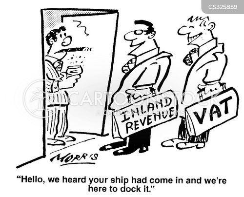 Vat Inspector Cartoons and Comics - funny pictures from CartoonStock