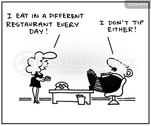 Bad Tip Cartoons and Comics - funny pictures from CartoonStock