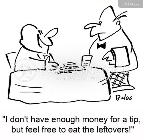 Eating Leftovers Cartoons and Comics - funny pictures from CartoonStock
