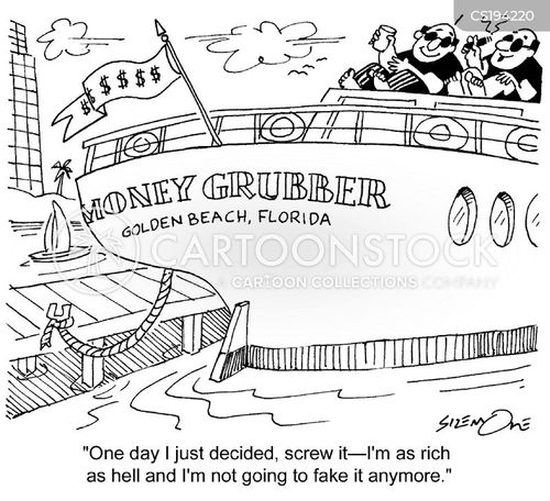 Display Of Wealth Cartoons and Comics - funny pictures from CartoonStock