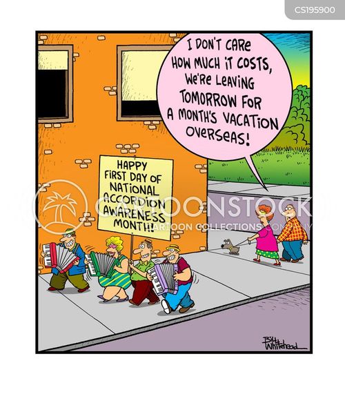 Accordion Cartoons and Comics - funny pictures from CartoonStock
