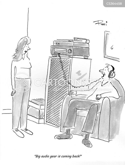 Listen To Music Cartoons and Comics - funny pictures from CartoonStock