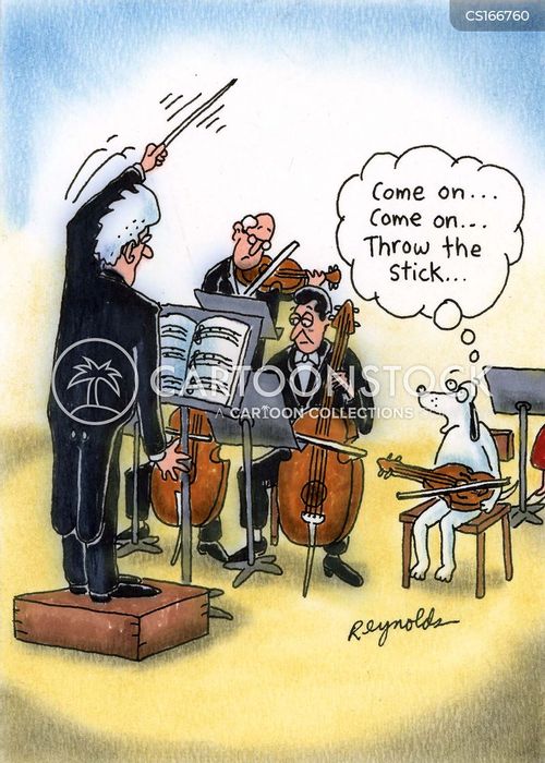 Cartoon Orchestra Instruments