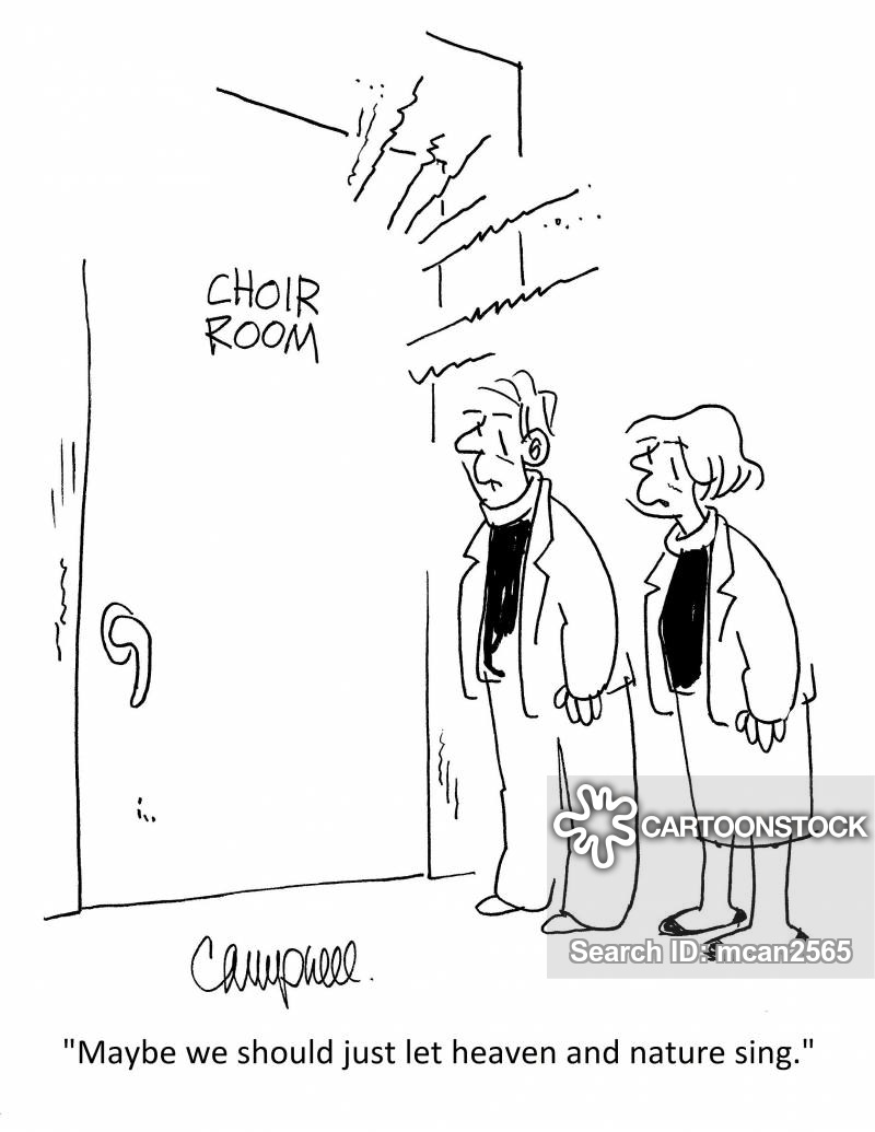 Choir Practice Cartoons and Comics - funny pictures from CartoonStock