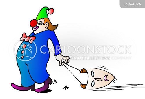 Sad Clown Cartoons and Comics - funny pictures from CartoonStock