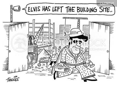 Elvis' Death Cartoons and Comics - funny pictures from CartoonStock