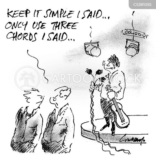 Chords Cartoons and Comics - funny pictures from CartoonStock