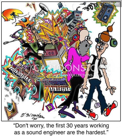 Sound Engineer Cartoons and Comics - funny pictures from CartoonStock