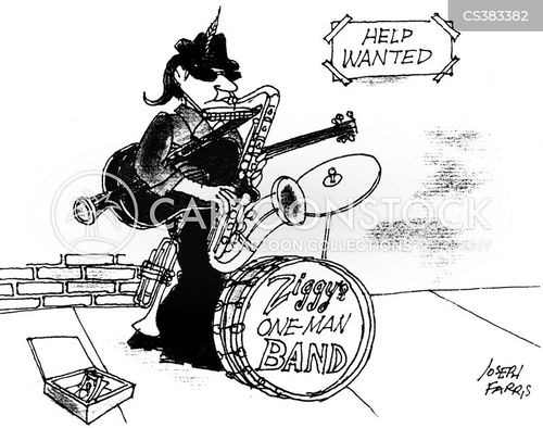 One Man Band Cartoons and Comics - funny pictures from CartoonStock