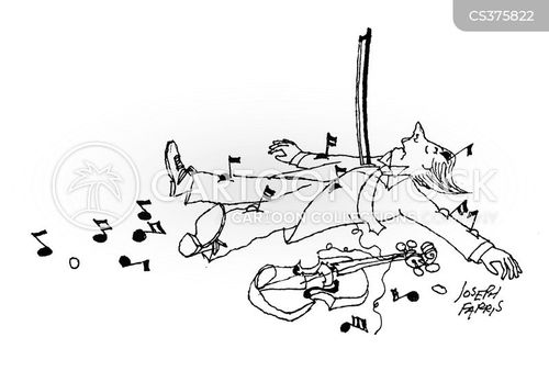 Play The Violin Cartoons and Comics - funny pictures from CartoonStock