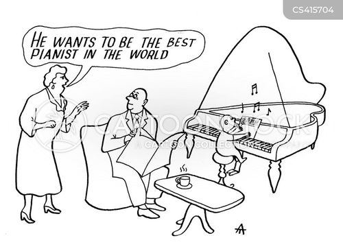 Musical Prodigies Cartoons and Comics - funny pictures from CartoonStock