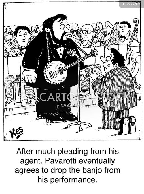 Pavarotti Cartoons and Comics - funny pictures from CartoonStock