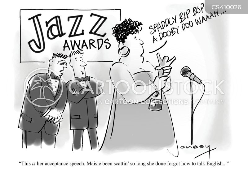 Jazz Music Cartoons and Comics - funny pictures from CartoonStock
