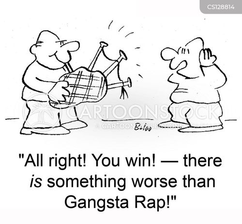 Gangsta Rap Cartoons and Comics - funny pictures from CartoonStock