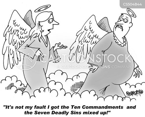 7 Deadly Sins Cartoons and Comics - funny pictures from CartoonStock