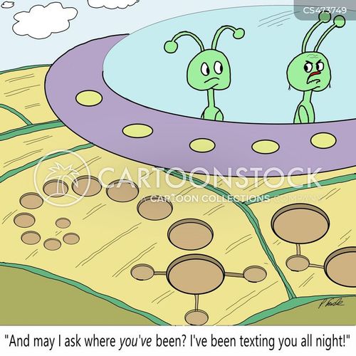 Alien Kidnapping Cartoons and Comics - funny pictures from CartoonStock