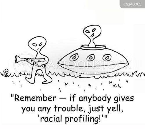 Racial Profiling Cartoons and Comics - funny pictures from CartoonStock