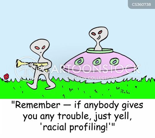 Racial Profiling Cartoons and Comics - funny pictures from CartoonStock