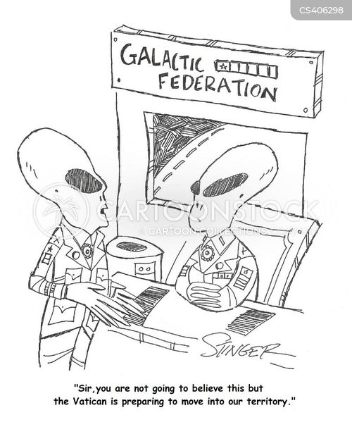 Alien Invasion Cartoons and Comics - funny pictures from CartoonStock