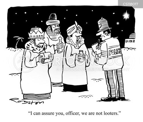 Looted Cartoons and Comics - funny pictures from CartoonStock