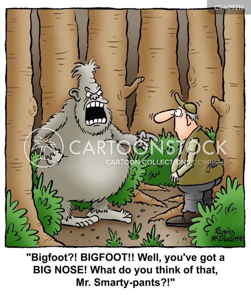 Cryptids Cartoons and Comics - funny pictures from CartoonStock