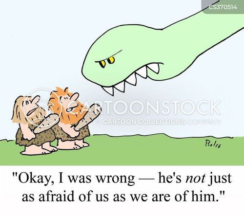 Prehistoric Monster Cartoons and Comics - funny pictures from CartoonStock