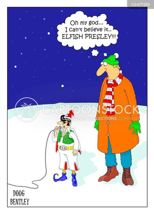Elvis Impersonator Cartoons and Comics - funny pictures from CartoonStock