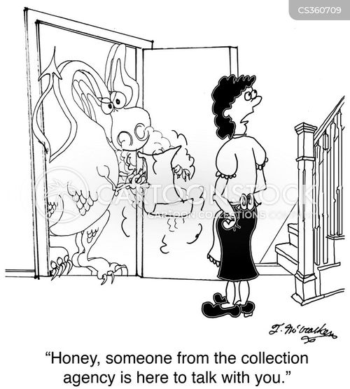 Collection Agencies Cartoons and Comics - funny pictures from CartoonStock