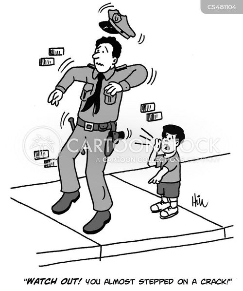 Stepping On The Cracks Cartoons and Comics - funny pictures from ...