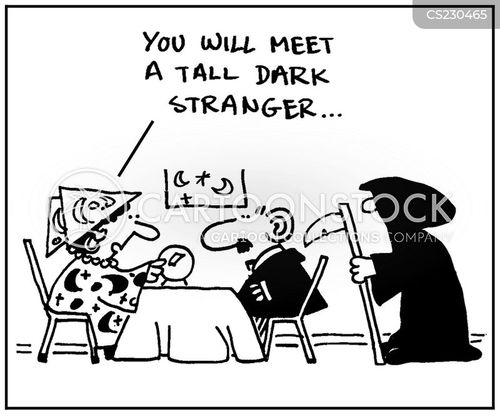 Dark Stranger Cartoons and Comics - funny pictures from CartoonStock