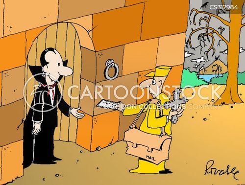 Heavenly Postman Cartoons and Comics - funny pictures from CartoonStock