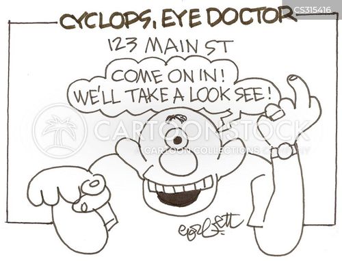 Cyclops Cartoons and Comics - funny pictures from CartoonStock