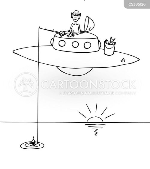 Alien Fish Cartoons and Comics - funny pictures from CartoonStock