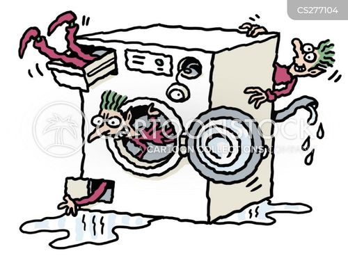 Washing Machine Cartoons and Comics - funny pictures from CartoonStock