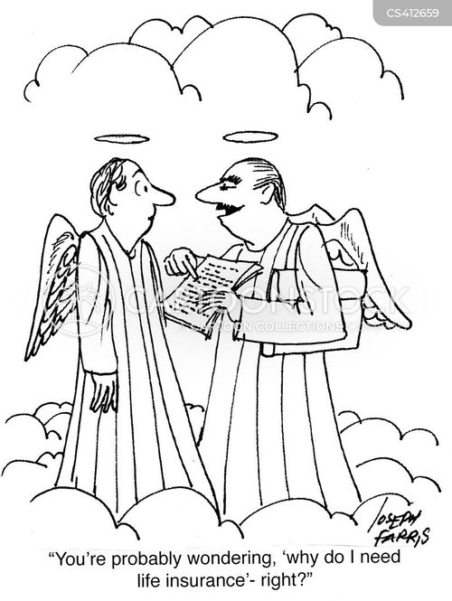 Heavenly Beings Cartoons and Comics - funny pictures from CartoonStock