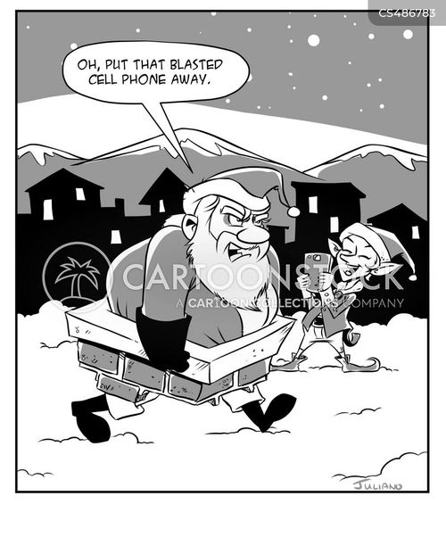 Kris Kringle Cartoons and Comics - funny pictures from CartoonStock