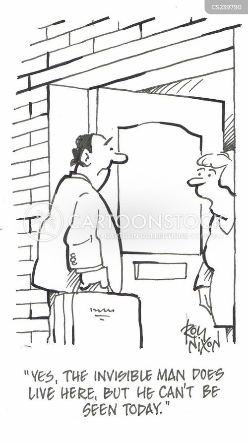 Invisible Men Cartoons and Comics - funny pictures from CartoonStock