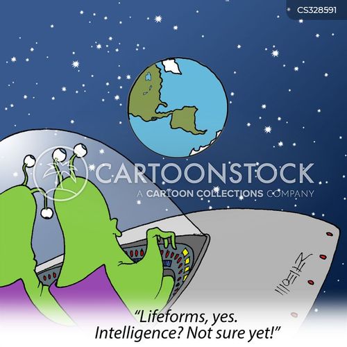 Intelligent Life Cartoons and Comics - funny pictures from CartoonStock