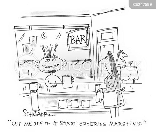 Bar Tabs Cartoons and Comics - funny pictures from CartoonStock