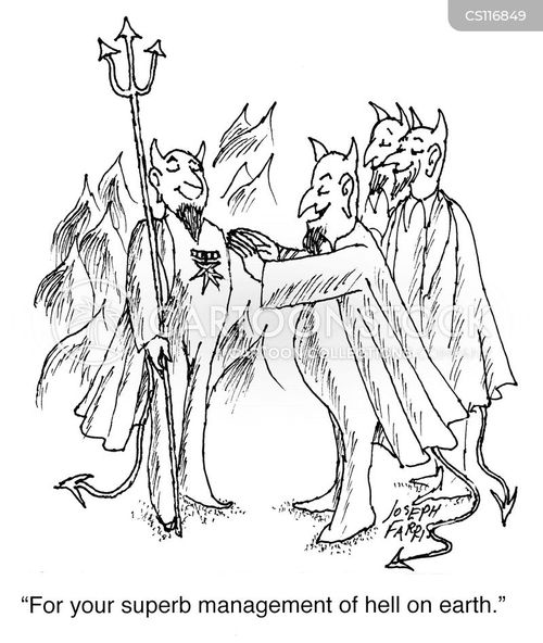 Hell On Earth Cartoons and Comics - funny pictures from CartoonStock