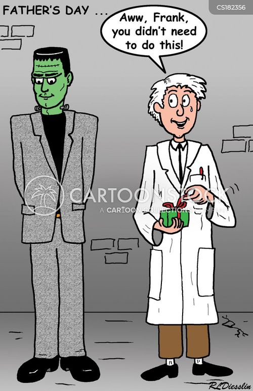 Funny Frankenstein Cartoon