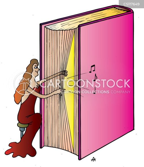 Music Book Cartoons and Comics - funny pictures from CartoonStock
