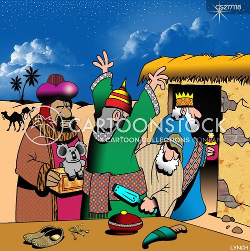Christmas Nativity Cartoons and Comics - funny pictures from CartoonStock