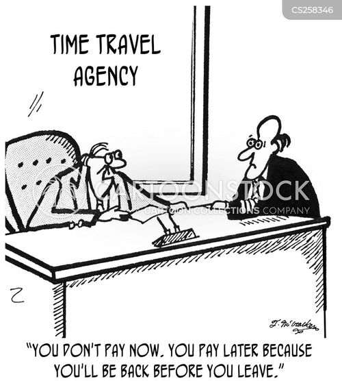 Going Back In Time Cartoons and Comics - funny pictures from CartoonStock